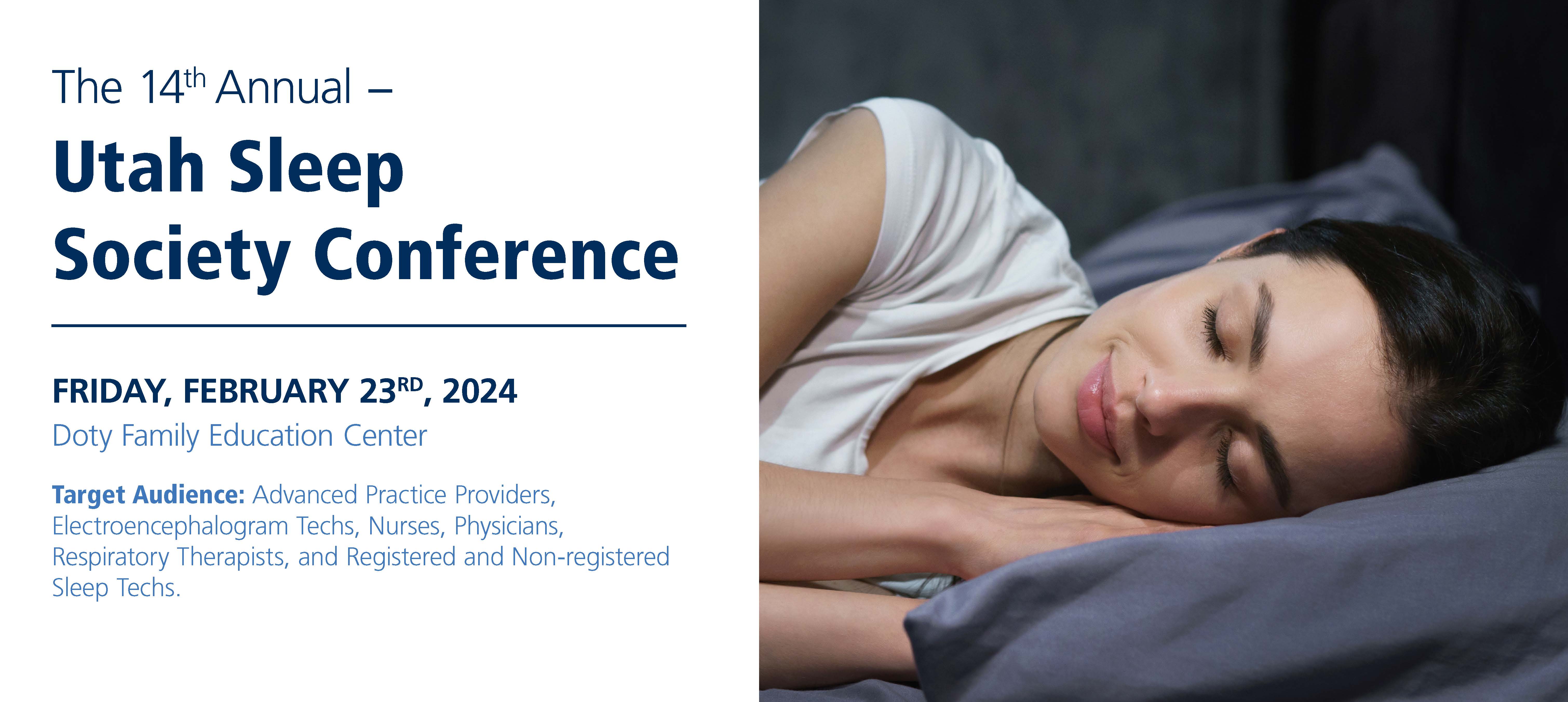 14th Annual Utah Sleep Society Conference - Intermountain Health ...